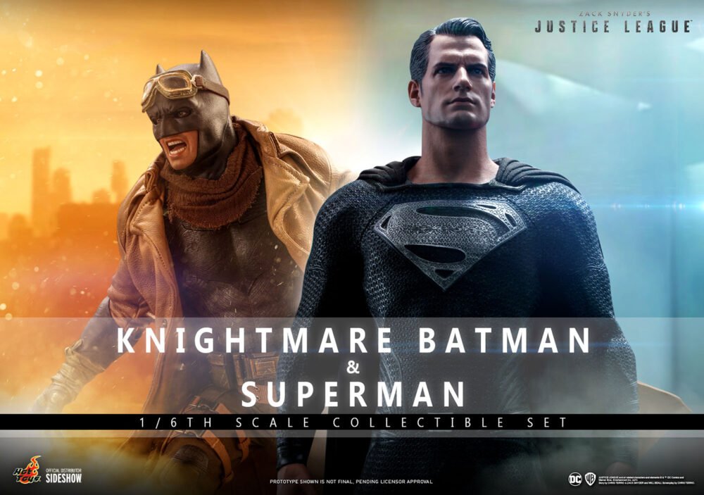 Zack Snyder’s JL Knightmare Batman and Superman Sixth Scale Figure Set ...