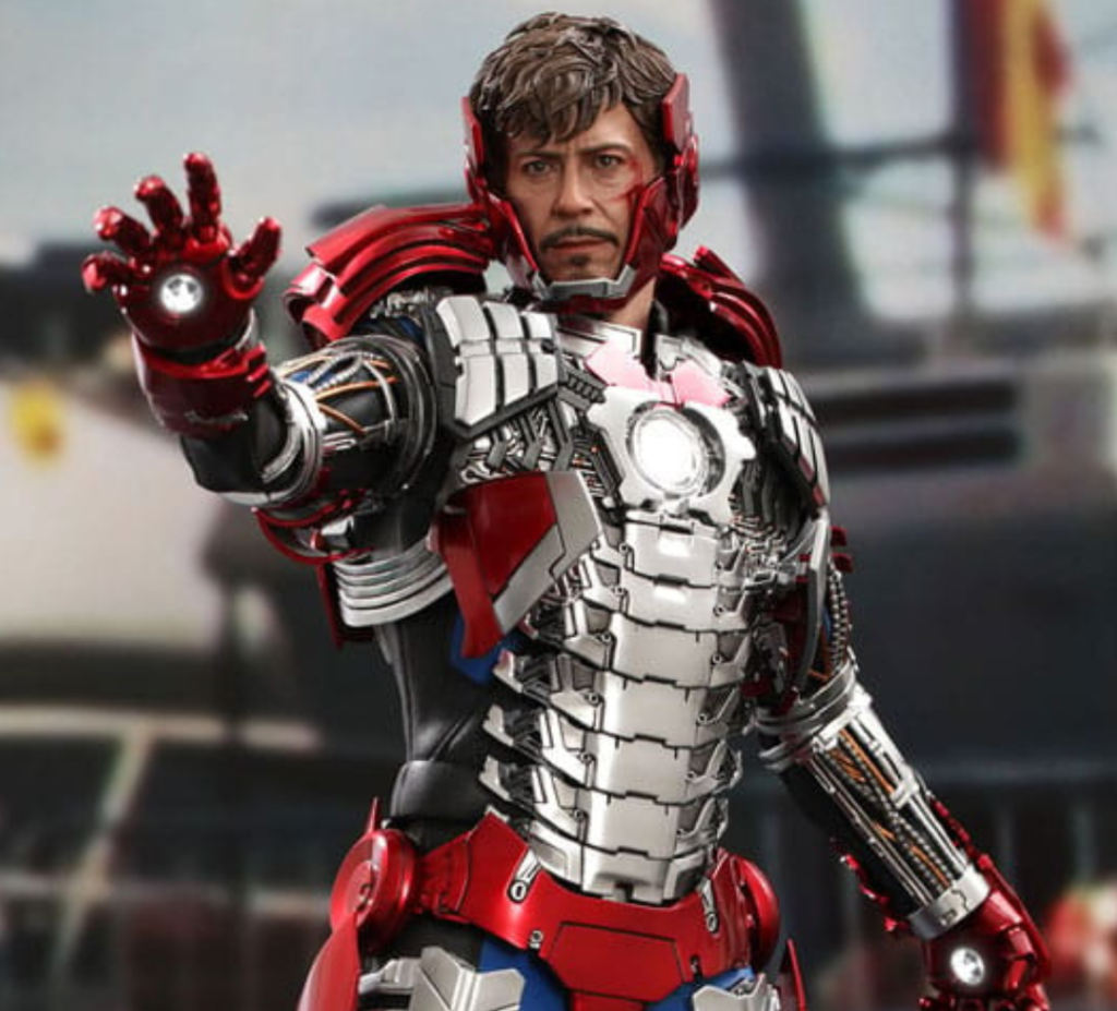 Hot Toys Tony Stark (Mark V Suit Up Version) Sixth Scale Figure ...