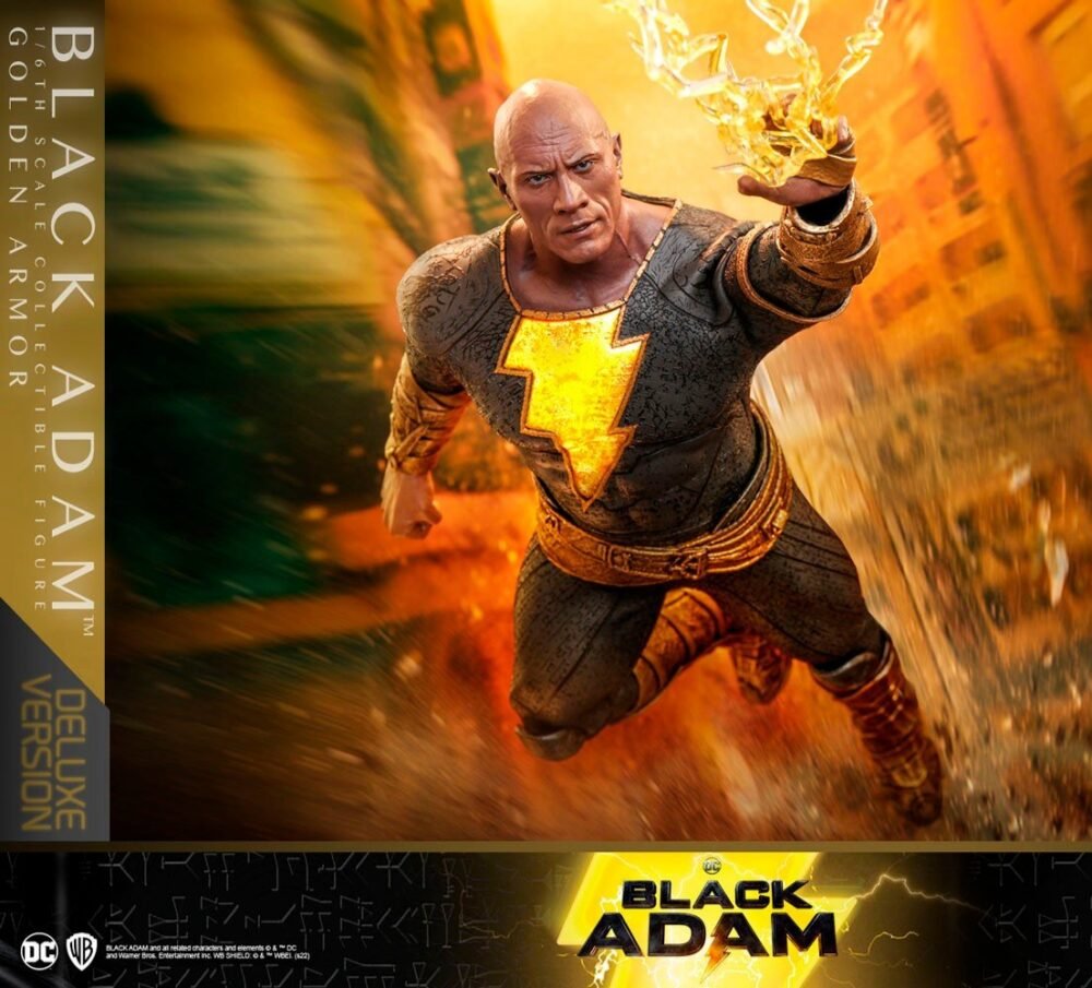 BLACK ADAM (GOLDEN ARMOR) (DELUXE VERSION) Sixth Scale Figure by Hot ...