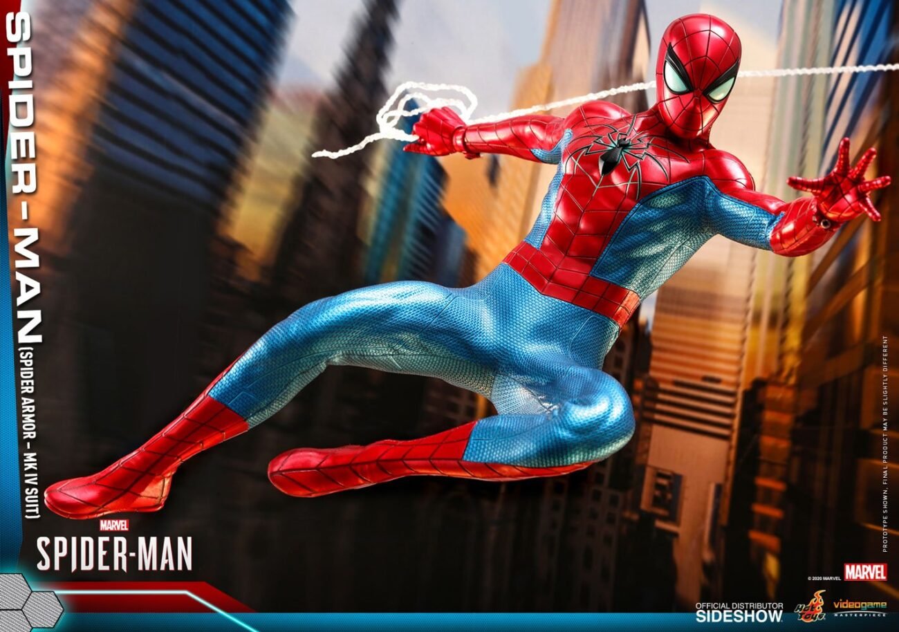 SPIDER-MAN (SPIDER ARMOR – MK IV SUIT) Sixth Scale Figure by Hot Toys ...