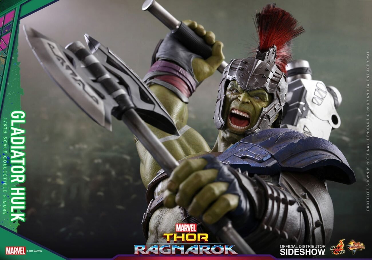 Gladiator Hulk Sixth Scale Figure by Hot Toys /Rare - Egyfigures ...