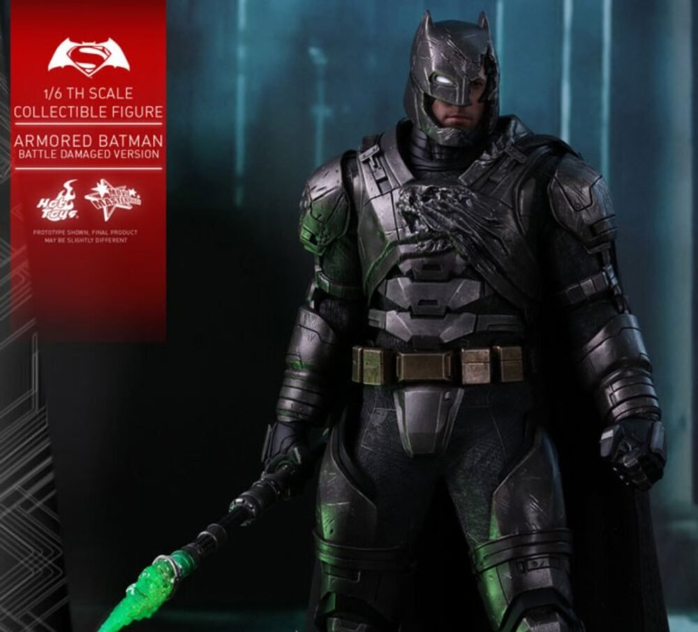 Armored Batman (Battle Damaged Version) Sixth Scale Figure by Hot Toys ...