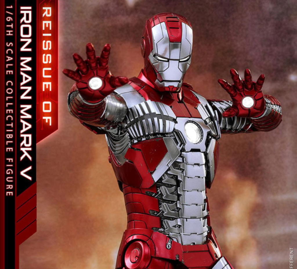 Iron Man Mark V Sixth Scale Figure by Hot Toys (Reissue) - Egyfigures ...