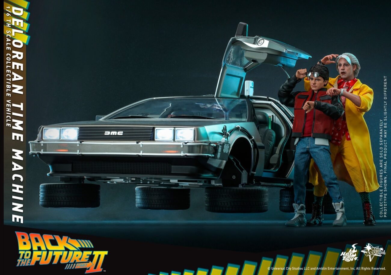 DeLorean Time Machine Sixth Scale Figure Accessory by Hot Toys ...