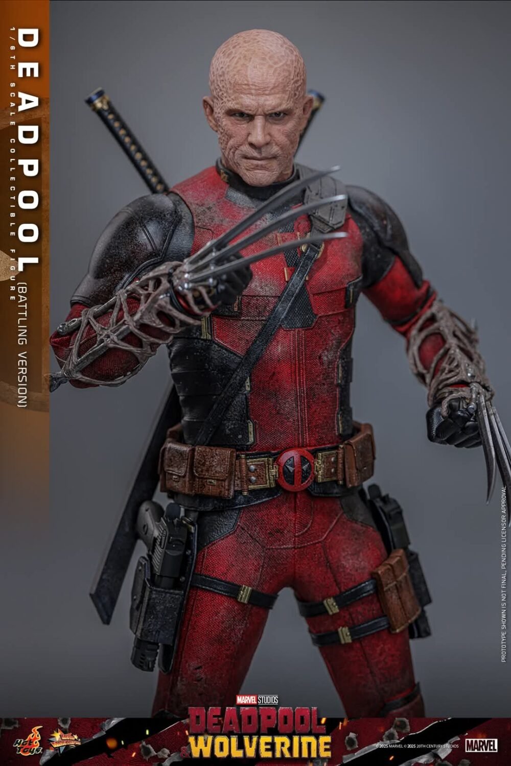 Deadpool (Battling Version) Sixth Scale Collectible Figure By Hot Toys ...
