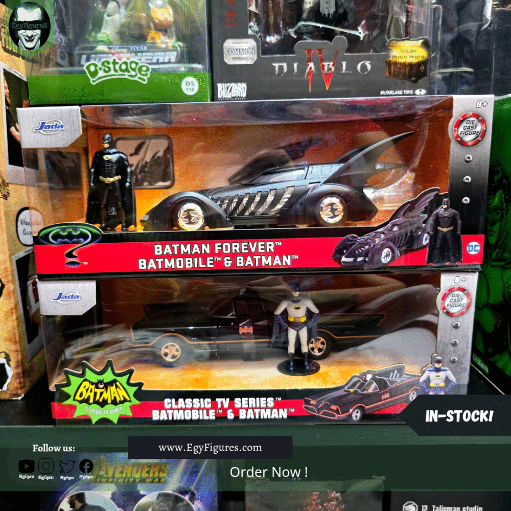 Batman Forever Metals Die Cast Batman & 1/24 Scale Batmobile BY JADA ...