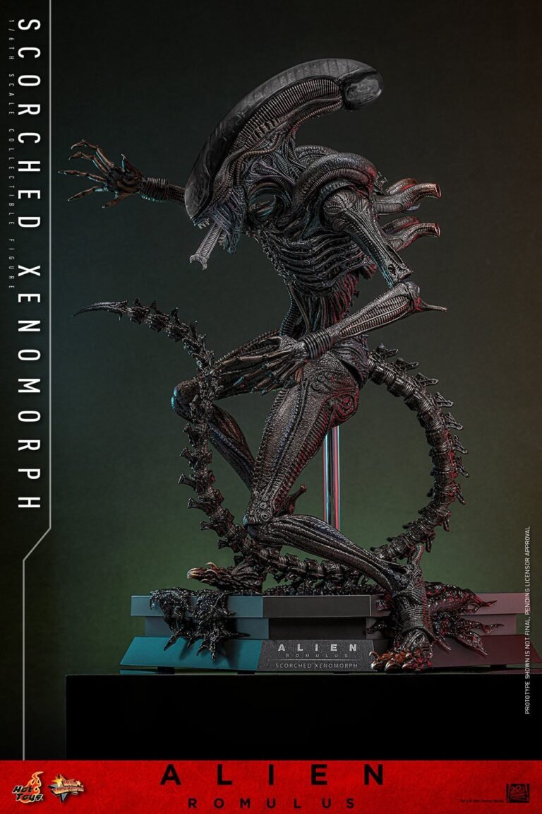 Scorched Xenomorph Sixth Scale Figure by Hot Toys - Egyfigures Collectibles